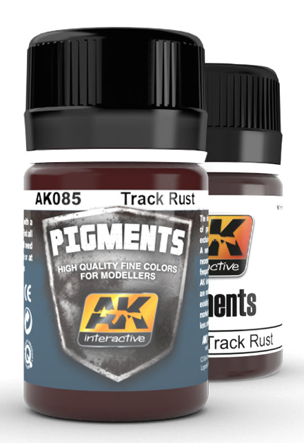 AK Interactive 85 Track Rust Pigment 35ml Bottle — White Rose Hobbies