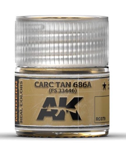 AKI RC79 Real Color Carc Tan 686A Acrylic Lacquer 10ml Bottle — White ...