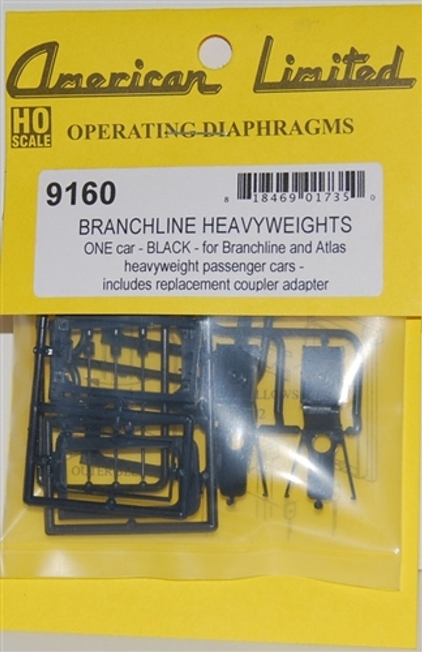 American Limited Models 9160 HO Scale Black Working Diaphragm Kits for ...