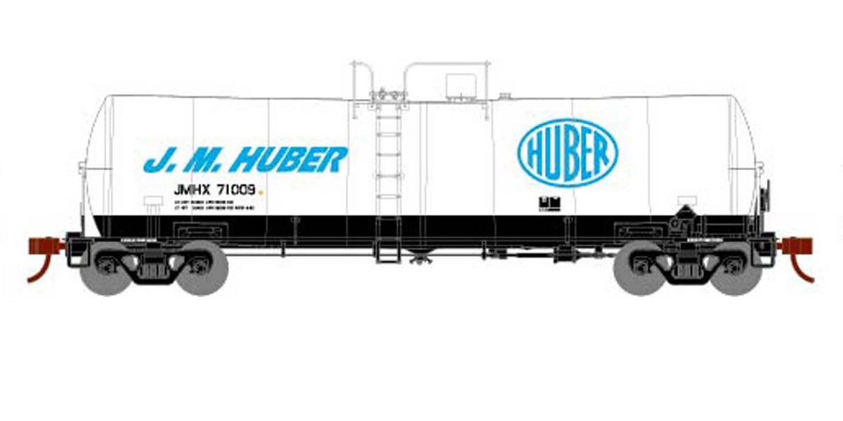 Athearn 16367 HO Scale 16k Clay Slurry Tank Car J.M. Huber JMHX 71009 — White Rose Hobbies