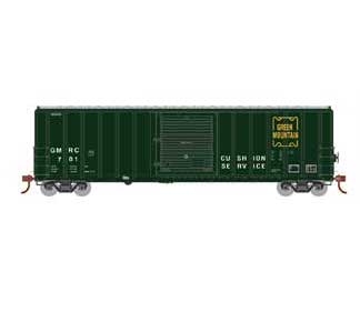 Athearn 18697 HO Scale 50' FMC 5347 Boxcar Green Mountain GMRC 701 ...