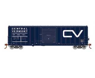 Athearn 18699 HO Scale 50' FMC 5347 Boxcar Central Vermont CV 600138 ...