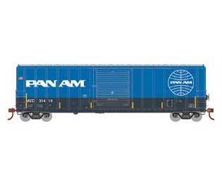 Athearn 18701 HO Scale 50' FMC 5347 Boxcar Pam Am Railways MEC 31414 ...