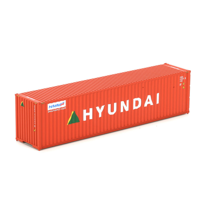 Athearn 28387 HO Scale 40' High Cube Container Hyundai HDMU 3 Pack ...