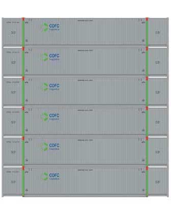 Athearn 28527 HO Scale 53' CIMC Intermodal Container COFC Logistics CF ...