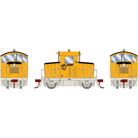 Athearn 28743 HO Scale EMD Model 40 Yellow Shop Goat 11 — White Rose ...