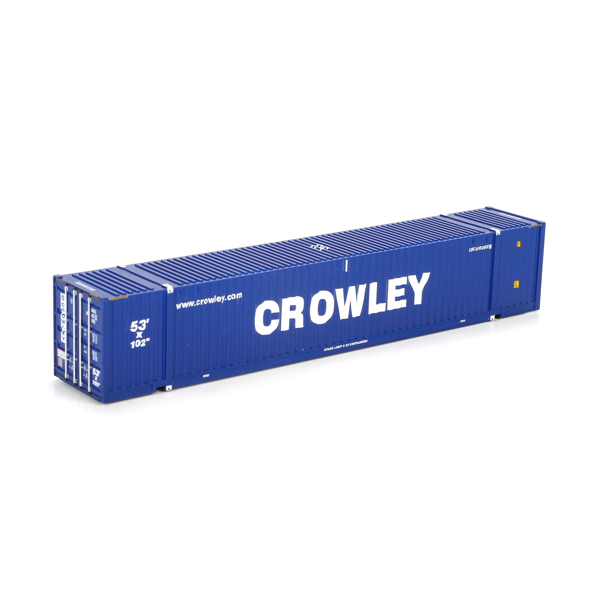 Athearn 28995 HO Scale 53' Jindo Intermodal Container Crowley CMCU 3-P ...