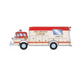 Athearn 29466 HO Scale Ford C Rescue Truck Ground Support 17 — White ...