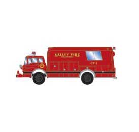 Athearn 29468 HO Scale Ford C Rescue Truck Valley Fire Command CP-1 ...