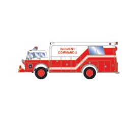 Athearn 29471 HO Scale Ford C Rescue Truck County Incident Command 2 ...