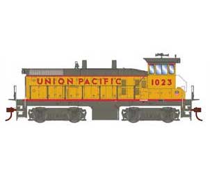 Athearn 29667 HO Scale EMD SW1500 Union Pacific UP 1023 — White Rose ...
