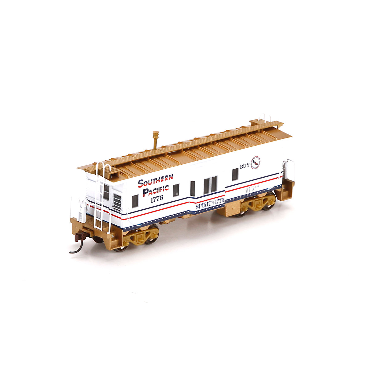 Athearn 74665 HO Scale Bay Window Caboose Southern Pacific SP 1776 - N ...