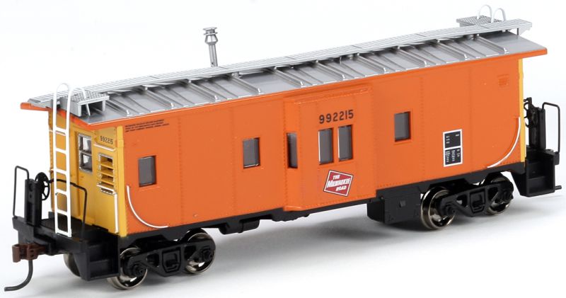 Athearn 74738 HO Scale Bay Window Caboose Milwaukee Road MILW 992215 ...