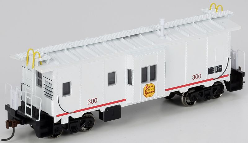 Athearn 74765 HO Scale Bay Window Caboose Kansas City Southern KCS 301 — White Rose Hobbies