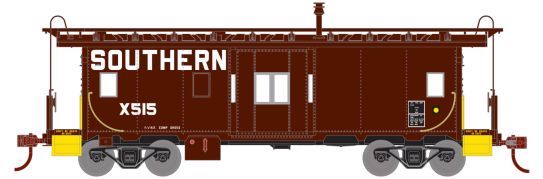 Athearn 74849 HO Scale Bay Window Caboose Southern X515 - NOS — White ...