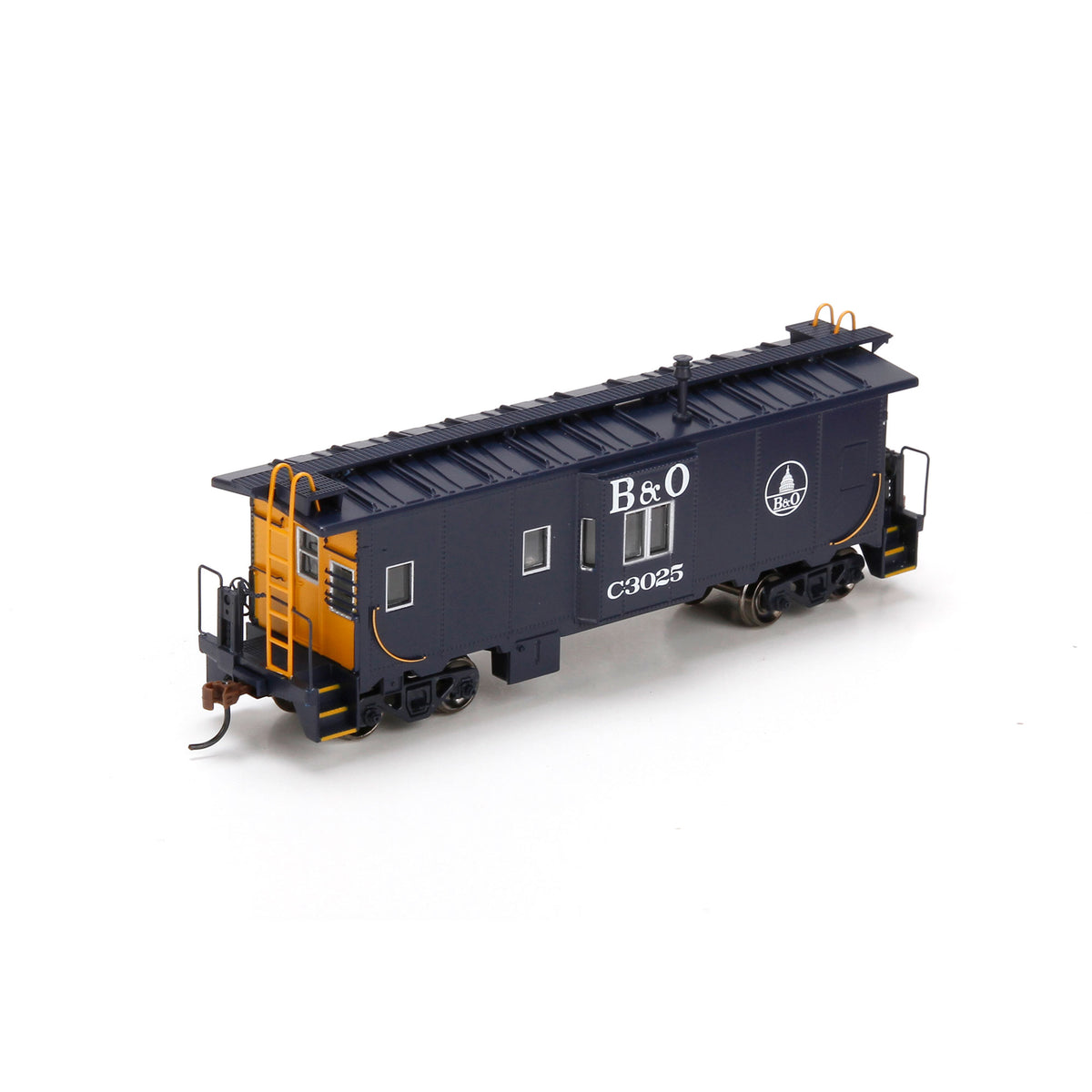 Athearn 75002 HO Scale Bay Window Caboose Baltimore & Ohio B&O C-3042 ...