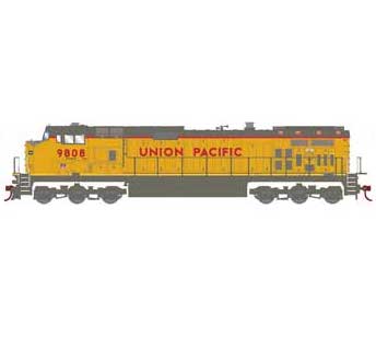 Athearn 78056 HO Scale GE C44-9W Diesel Loco Union Pacific UP 9808 — White Rose Hobbies