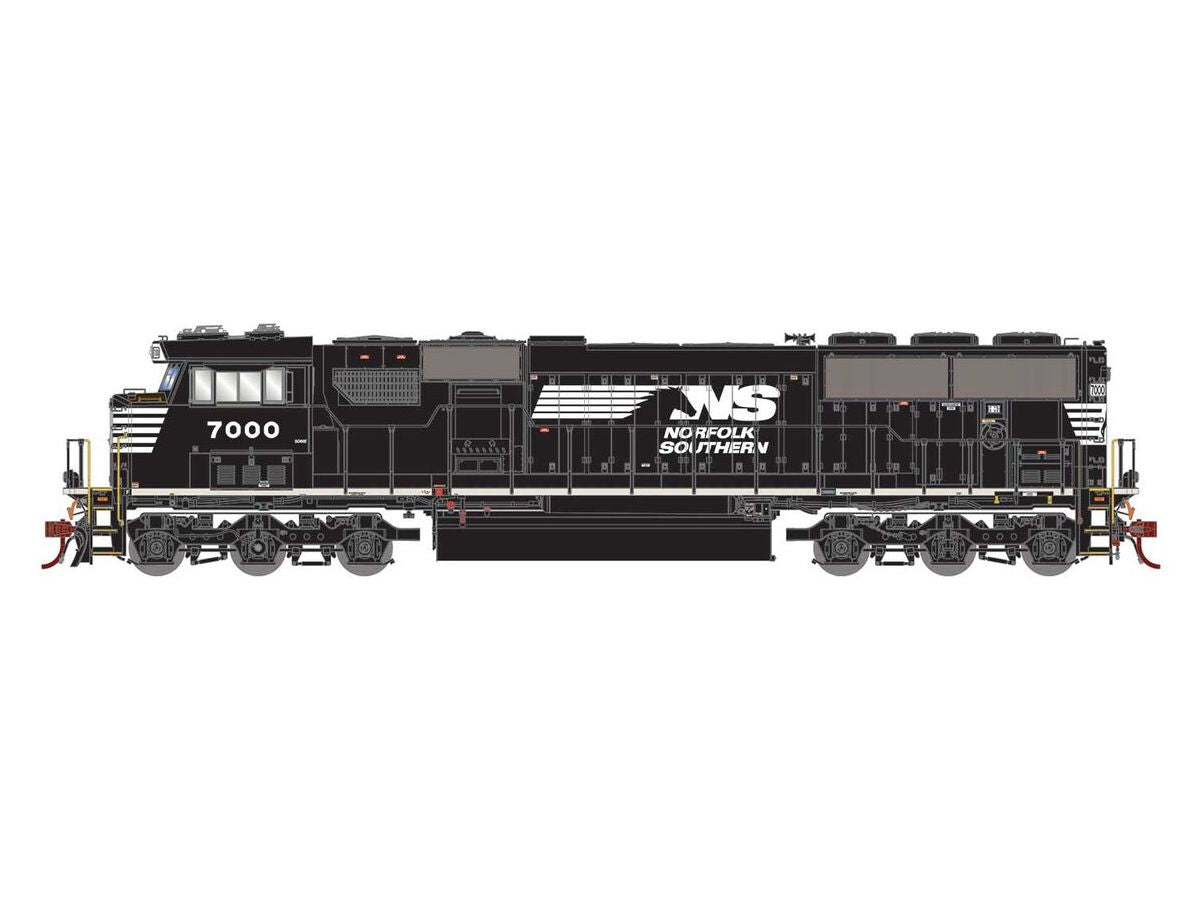 Athearn G65195 HO Scale SD60E Norfolk Southern NS 7000 DC — White Rose Hobbies