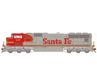 Athearn G71229 HO EMD SD75M Santa Fe ATSF 245 DCC & Sound — White Rose ...