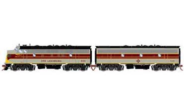 Athearn Genesis G19558 HO Scale F7A/B Erie Lackawanna EL 6321/7133 DCC — White Rose Hobbies