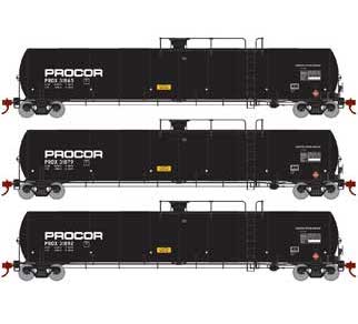 Athearn Genesis G25624 HO Scale 33,900 Gallon LPG Tank Car Procor PROX ...