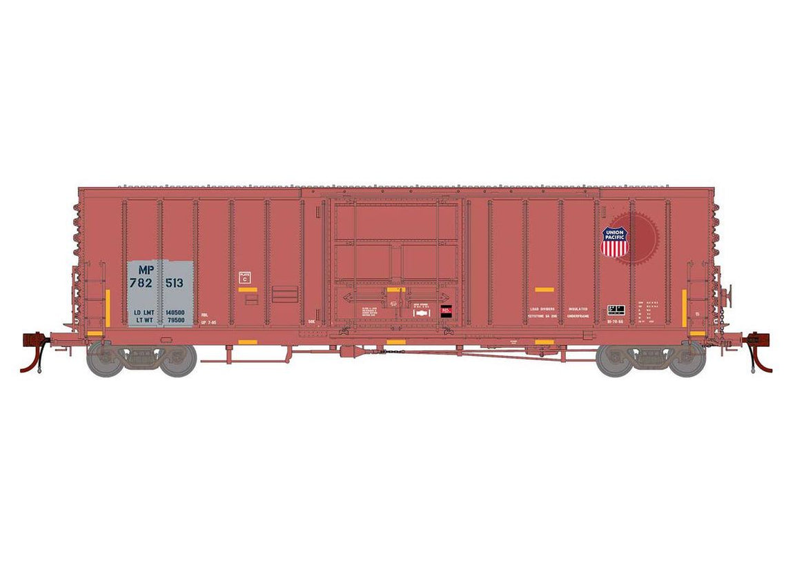 Athearn Genesis G26898 HO Scale 50' PC&F Ext Post Boxcar Primed for Gr — White Rose Hobbies