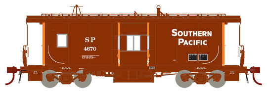 Athearn Genesis G63041 HO Scale C-50-9 Bay Window Caboose with Lights ...
