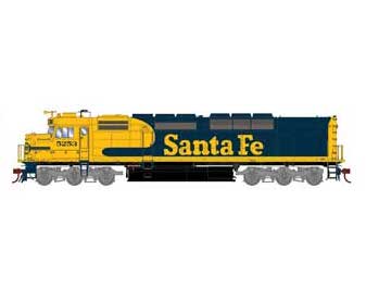 Athearn Genesis G64222 HO Scale EMD SDP40F Diesel Santa Fe ATSF 5253 D ...