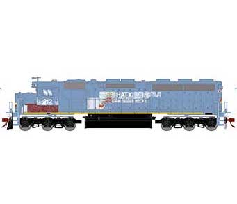 Athearn Genesis G65813 HO Scale EMD SD45-2 Helm Atlantic Leasing HATX — White Rose Hobbies
