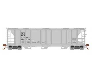 Athearn Genesis G73593 HO Scale PS-2 2893 Covered Hopper Santa Fe ATSF — White Rose Hobbies