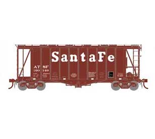 Athearn Genesis G87493 HO Scale GATC 2600 Airslide Hopper Santa Fe ATS ...