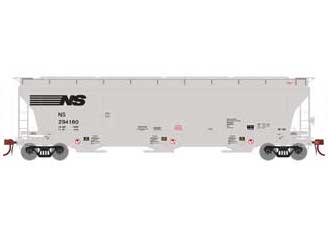 Athearn Genesis G89961 HO Scale Trinity 3 Bay Covered Hopper Norfolk S — White Rose Hobbies