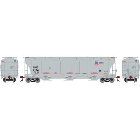 Athearn Genesis G89966 HO Scale Trinity 3 Bay Covered Hopper Union Pac — White Rose Hobbies