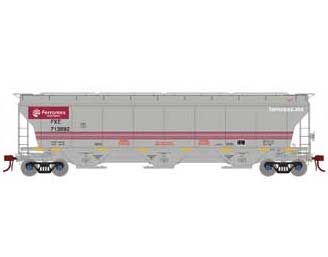 Athearn Genesis G89971 HO Scale Trinity 3 Bay Covered Hopper Ferromex ...