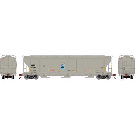 Athearn Genesis G90000 HO Scale Trinity 3 Bay Covered Hopper DJJX 9600 — White Rose Hobbies