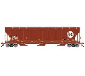 Athearn Genesis G90003 HO Scale Trinity 3 Bay Covered Hopper BNSF "Cir — White Rose Hobbies
