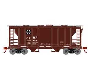 Athearn HO Scale 15410 PS-2 2003 Covered Hopper Santa Fe ATSF 82181 ...