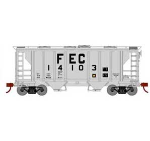 Athearn HO Scale 15418 PS-2 2003 Covered Hopper Florida East Coast FEC ...