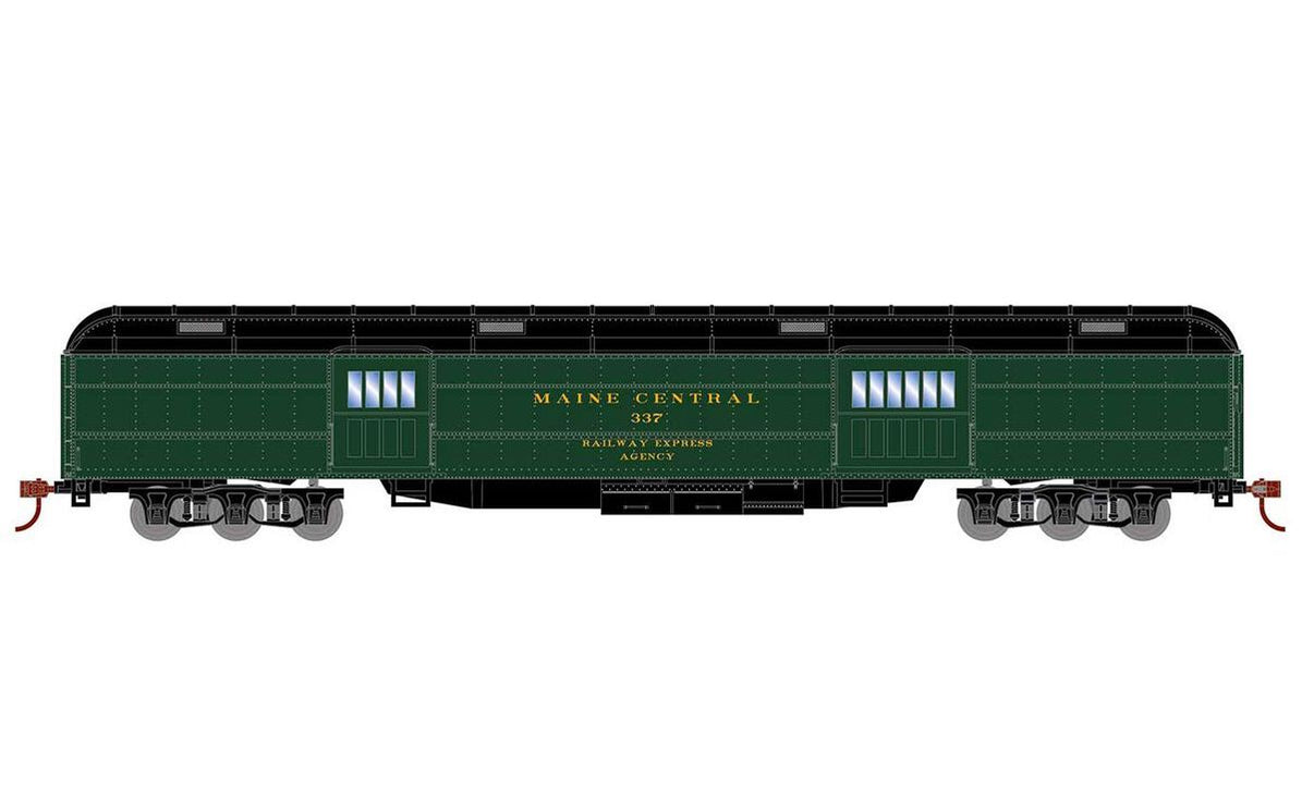 Athearn RTR 88216 HO Scale Heavyweight Baggage Passenger Car Maine Cen ...