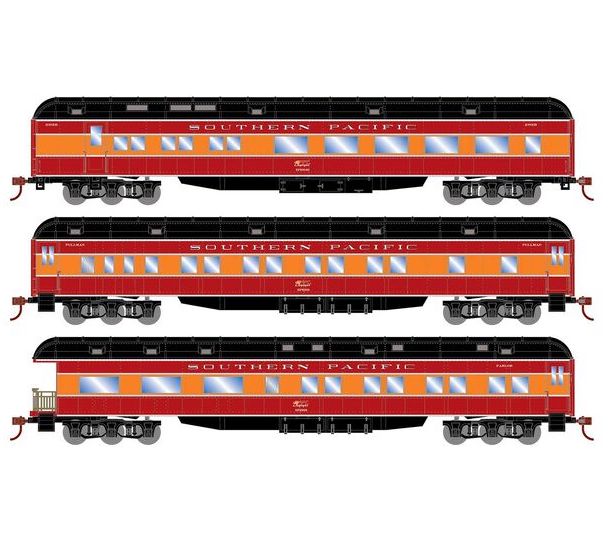 Athearn RTR 88230 HO Scale Heavyweight Passenger 3 Car Set "Daylight ...