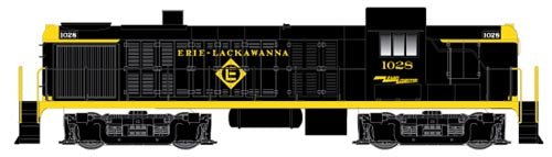 Atlas 10000063 HO Scale ALCo RS3 Diesel Erie Lackawanna EL 1024 w/DCC ...
