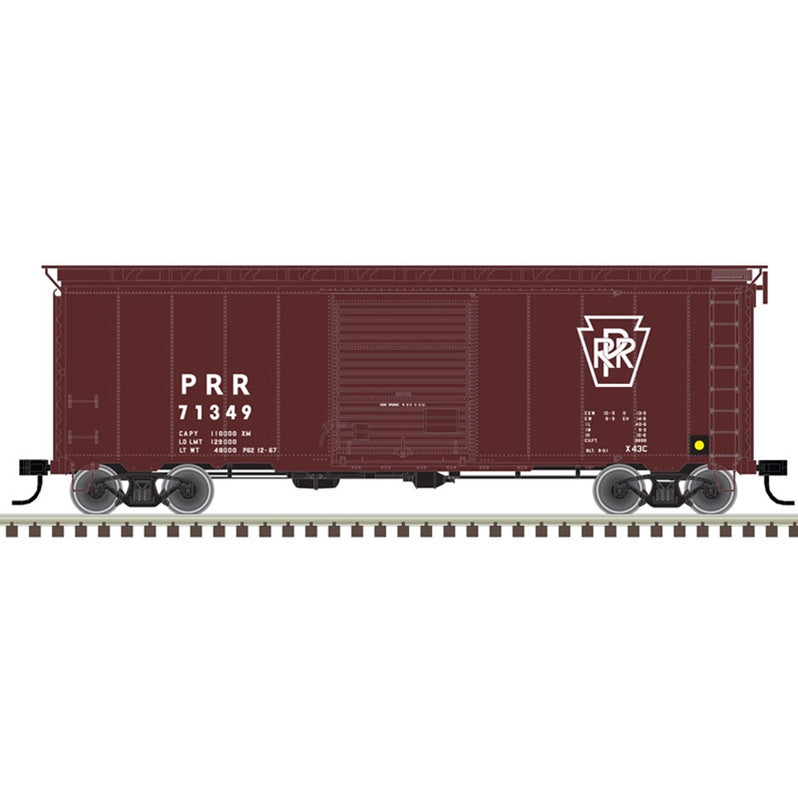 Atlas 20006827 HO Scale 40' Post War Boxcar Pennsylvania PRR 71239 ...