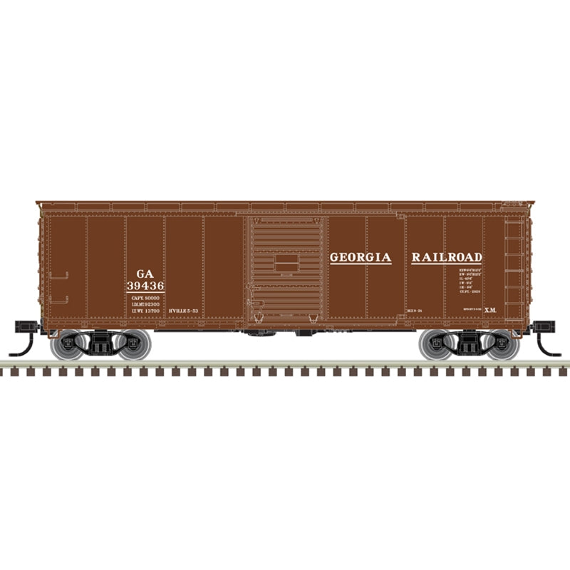 Atlas 20007077 HO Scale USRA 40' Steel Boxcar Georgia Railroad GA 3943 ...