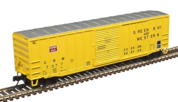 Atlas 50004277 N Scale 50'6" Boxcar Green Bay and Western GBW 7038 ...