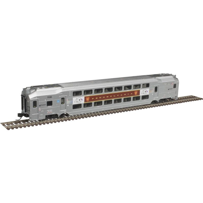 Atlas 50005374 N Scale Multi-Level Commuter Cab Car NJ Transit PRR NJT ...