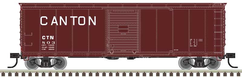 Atlas 50006391 N Scale USRA Steel Rebuilt Boxcar Canton Railroad CTN 8 ...