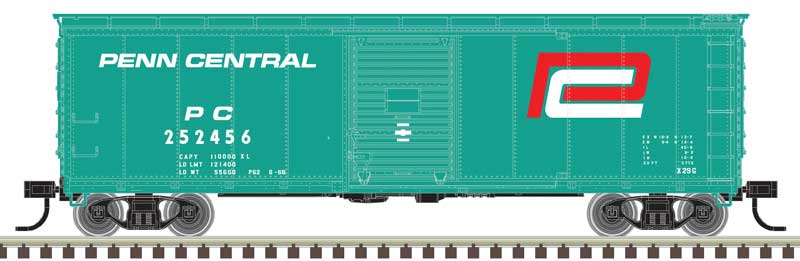Atlas 50006396 N Scale USRA Steel Rebuilt Boxcar Penn Central PC 25245 ...
