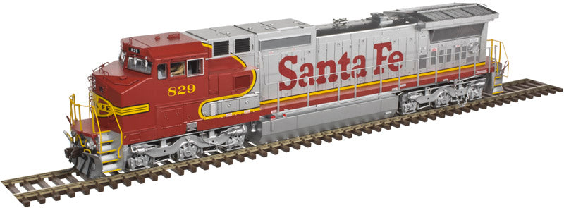 Atlas 9616 HO Scale GE Dash 8-40CW Santa Fe ATSF 824 - USED — White Rose Hobbies