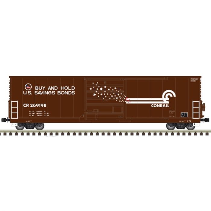 Atlas Master 50005238 N Scale Evans X72 Boxcar Conrail Cr 269198