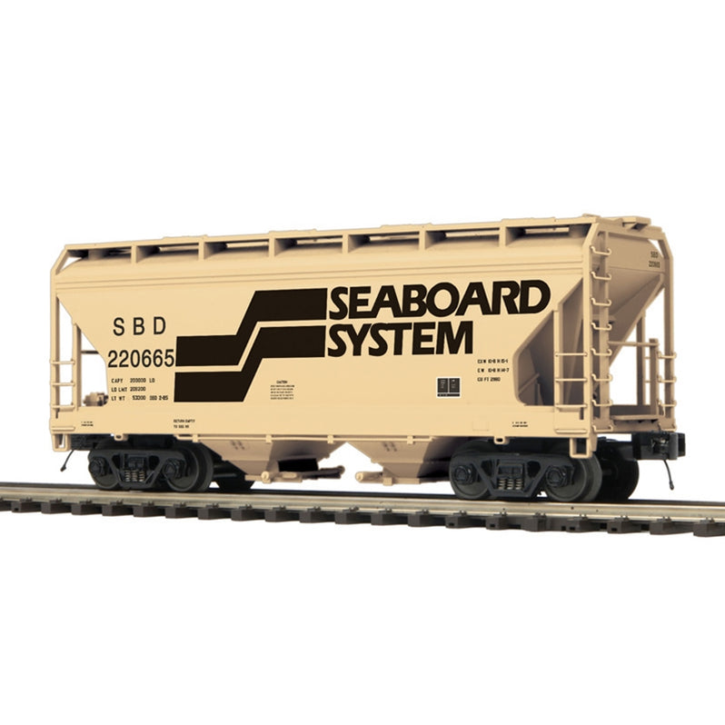 Atlas O Premier 3001096 O Scale 2 Bay Covered Hopper Seaboard System S — White Rose Hobbies